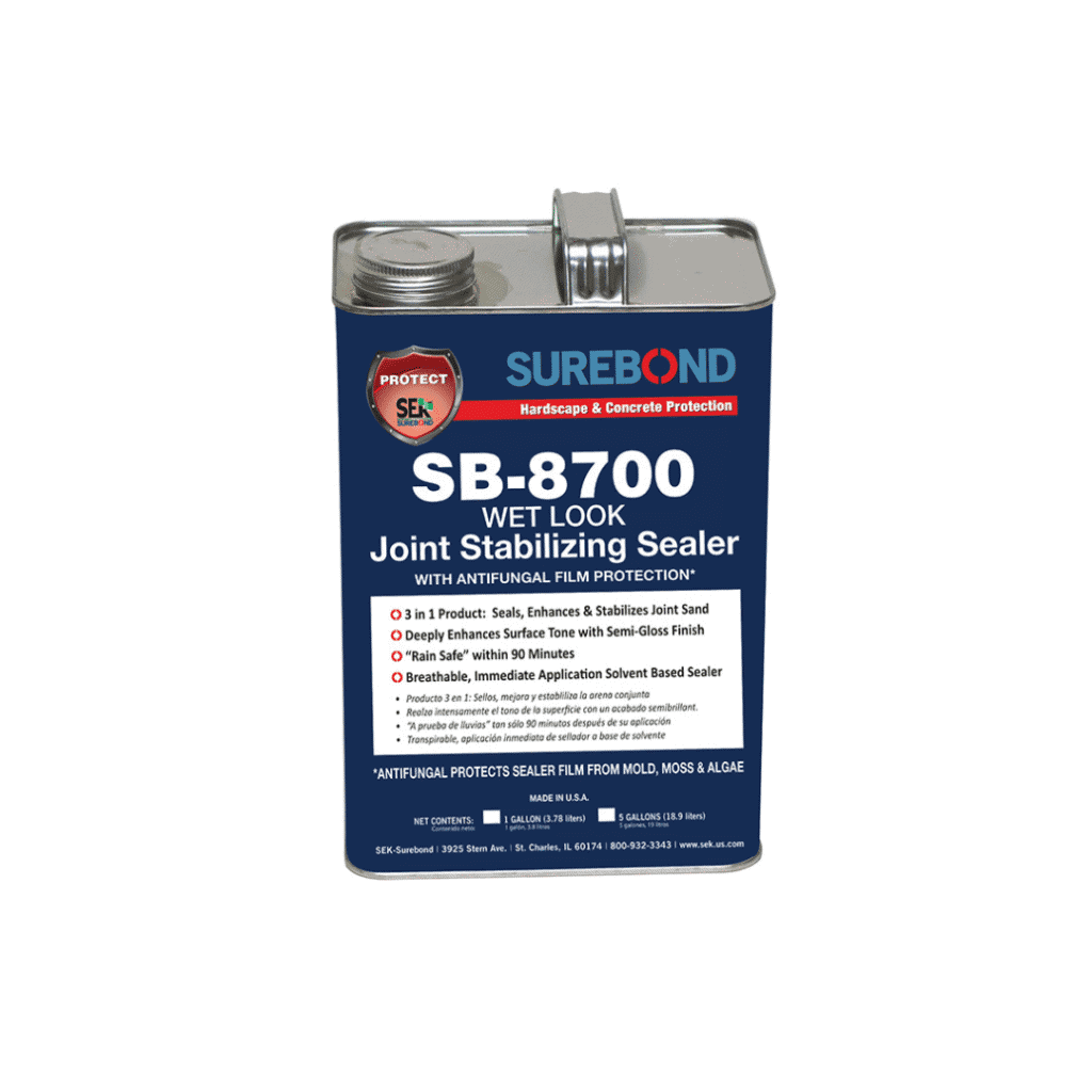 SB-8700 Wet Look Sealer: Joint Stabilizer & Surface Protector